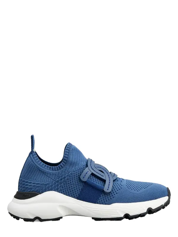TOD'S Logo-patch Low-top Sneakers - Blue