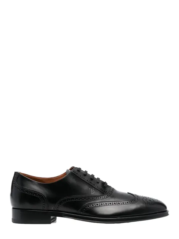 TOD'S Lace-up Leather Derby Shoes - Black