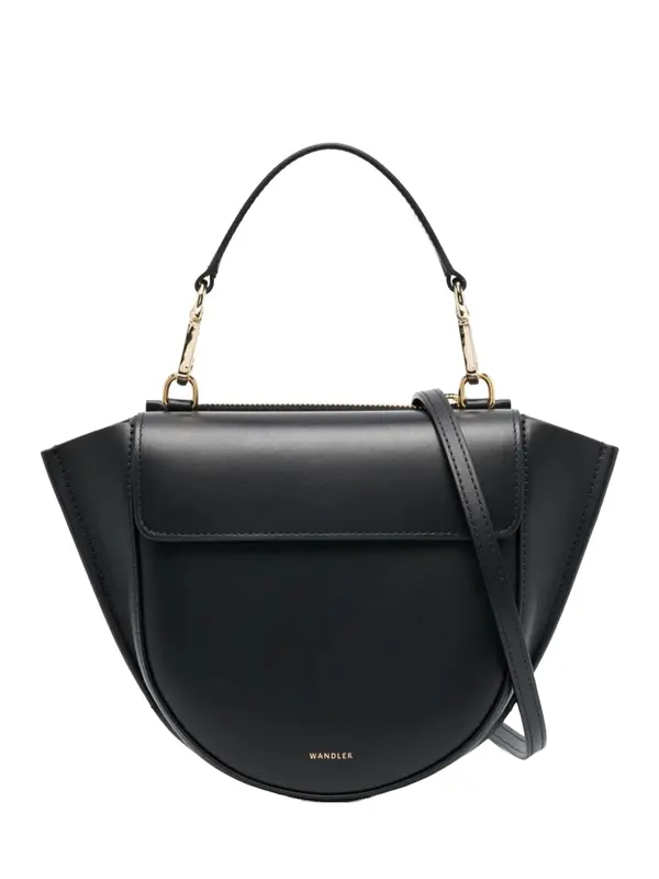 WANDLER Leather Tote Bag - Black