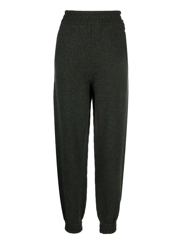BARRIE Cashmere Knitted Trousers - Green