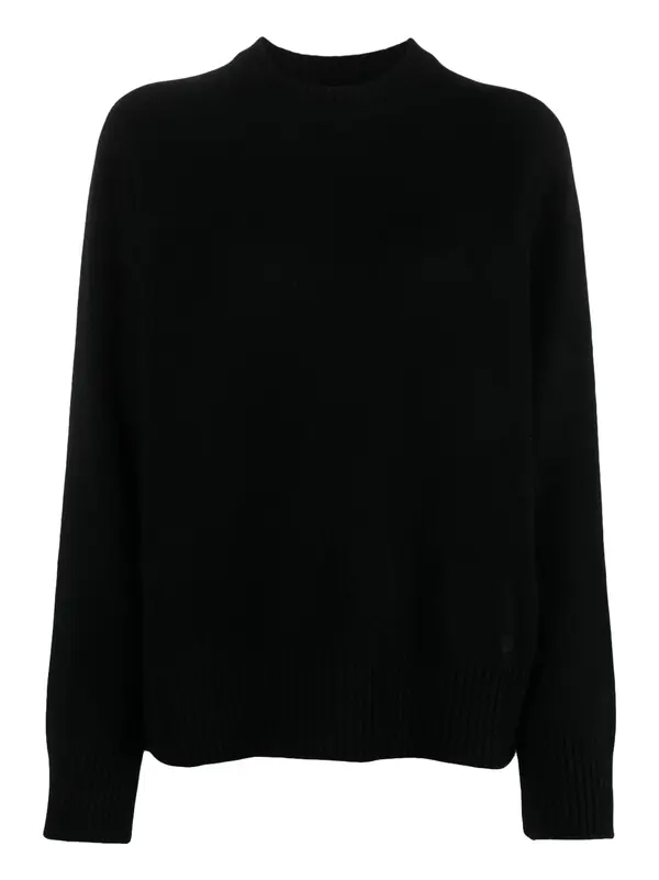 Loulou De Saison Baltra Crew-neck Cashmere Jumper - Black