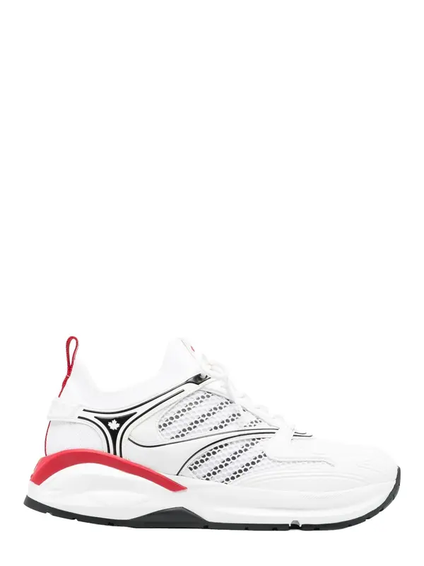 Dsquared2 X Dash Panelled Low-top Sneakers - White