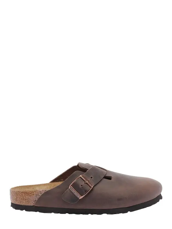 BIRKENSTOCK Boston Mules - Brown