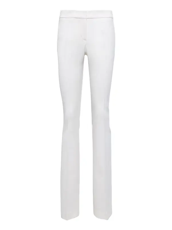 Blumarine Mid-rise Slim Pants - White