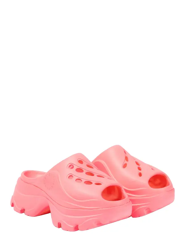 Adidas By Stella McCartney Logo Rubber Clogs - Pink