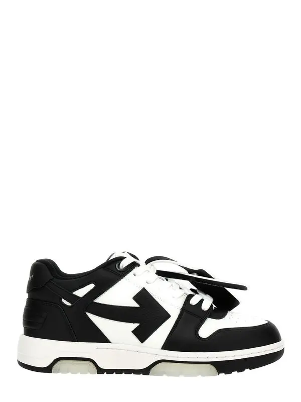 Off-White Out Of Office Leather Sneakers - Black