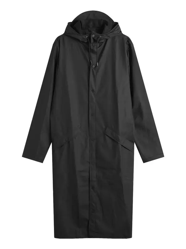 Rains Longer Jacket - Black