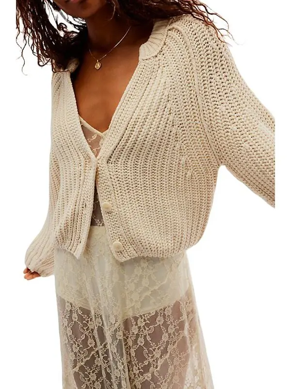 Free People Sweet Nothing Cardigan - Ivory