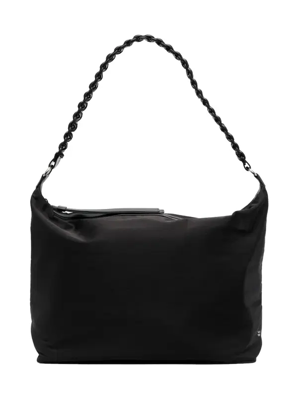 Kara Lattice Braided-strap Tote Bag - Black