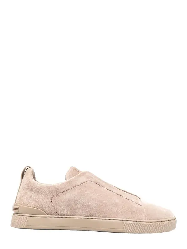 Zegna Triple Stitch Sneakers - Neutrals