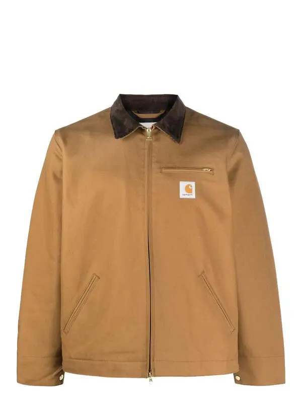 Carhartt Work In Progress Detroit Contrasting-collar Jacket - Brown