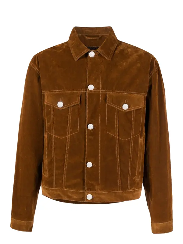 Etro Logo-embroidered Jacket - Brown