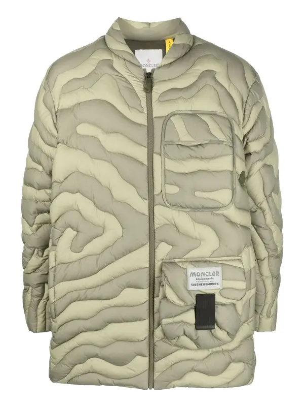 Moncler X Salehe Bembury Peano Down Jacket - Green