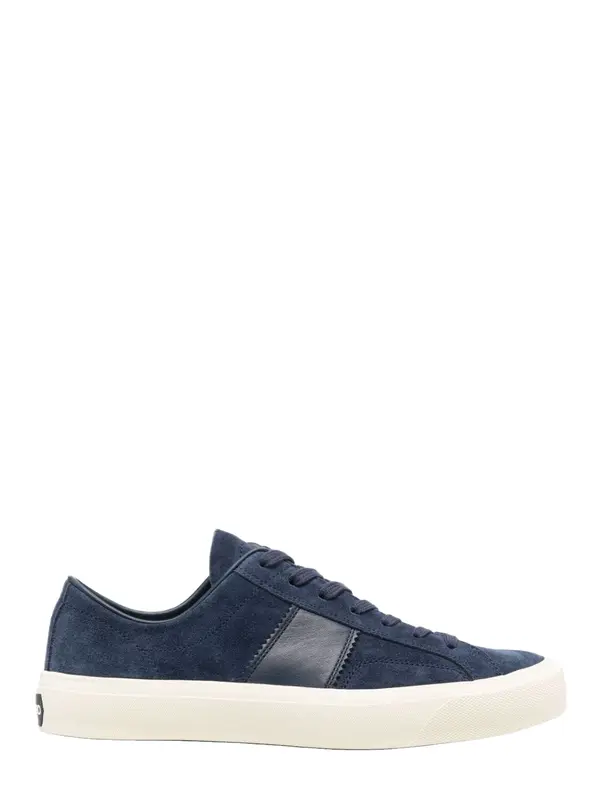 TOM FORD Cambridge Logo-patch Sneakers - Blue