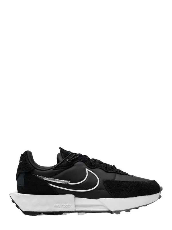Nike Fontanka Waffle Gum Sneakers - Black