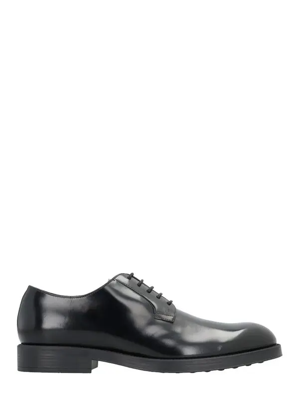 TOD'S Leather Lace-up Shoes - Black
