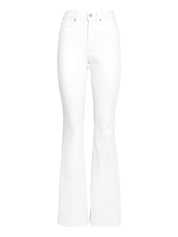 Veronica Beard Beverly High-rise Skinny Flared Jeans - White