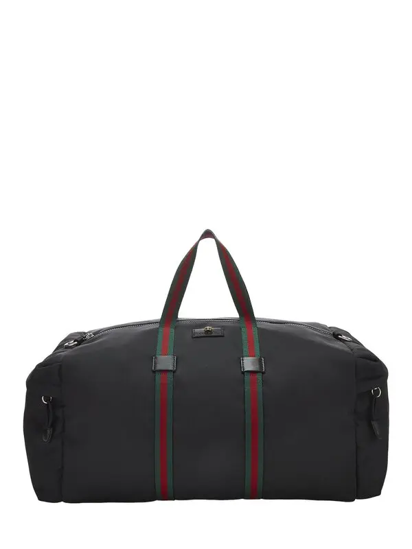 Gucci Techno Canvas Duffle - Black