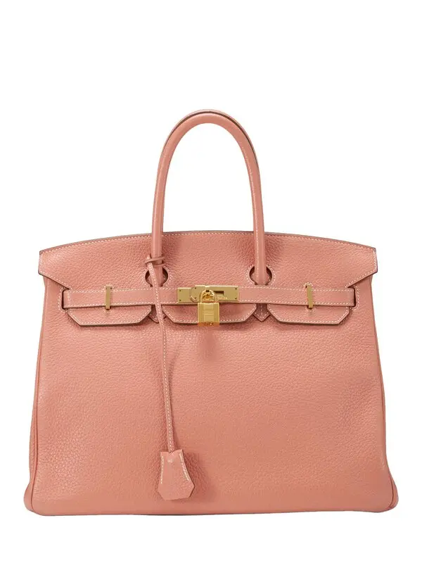 Hermès Crevette Clemence Birkin 35 - Orange