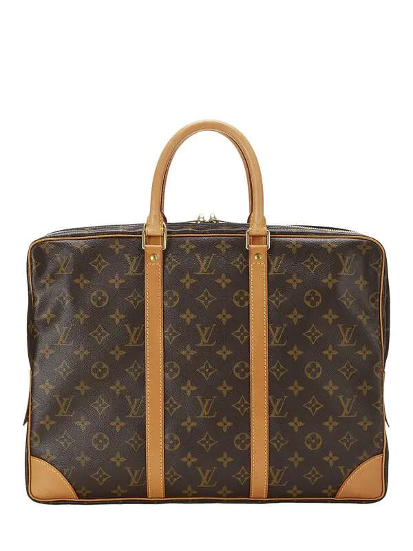 LOUIS VUITTON Monogram Porte-documents Voyage - Brown