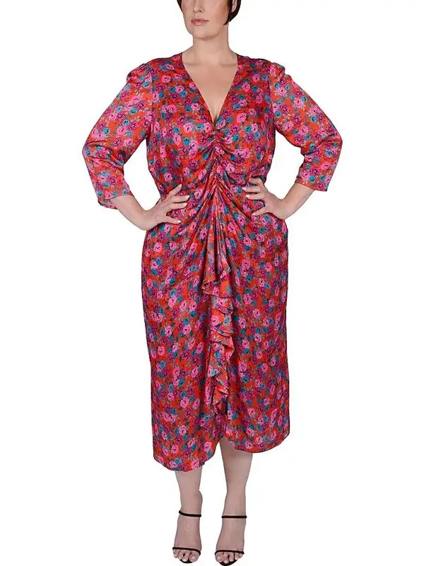 MAYES NYC Winnie Rnr Dress - Mini Rose Print