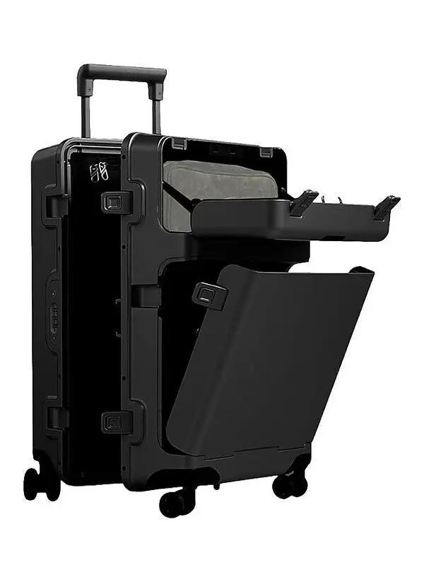 BARMES Wheeled Carry-on Suitcase With Gym Bag And Packing Cubes - Black