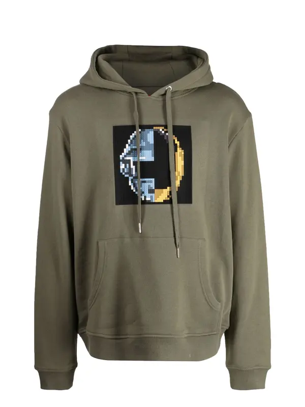 MOSTLY HEARD RARELY SEEN Graphic-print Cotton Hoodie - Green
