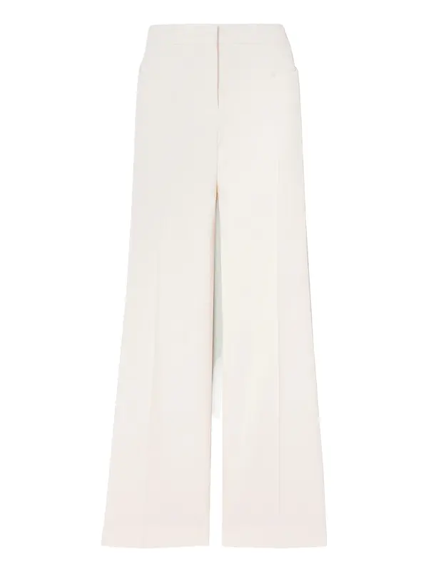 TOM FORD Wool Wide-leg Pants - White