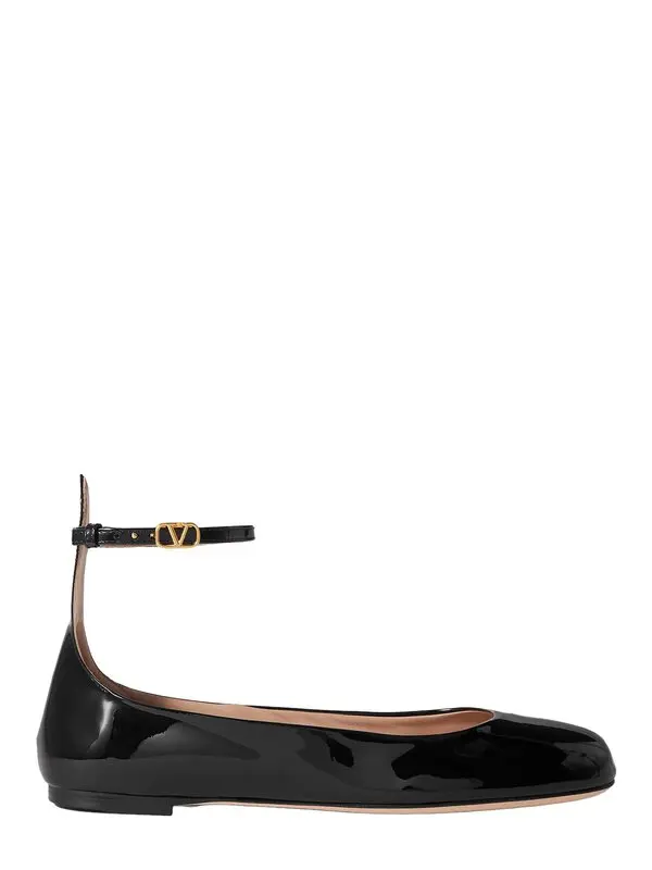 Valentino Garavani Tan-go Ballet Flats - Black