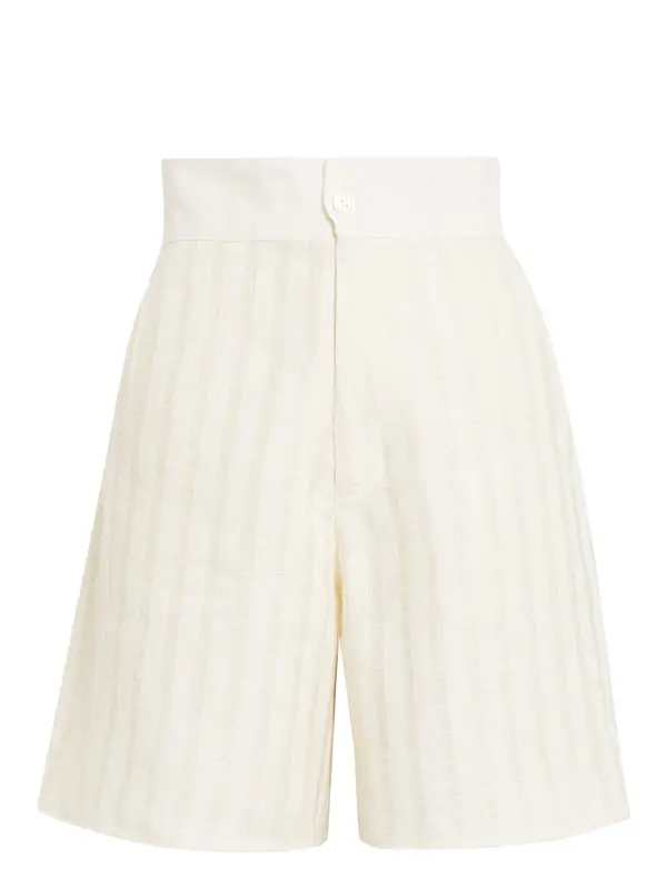 Savannah Morrow Dylan Linen Shorts - Ivory
