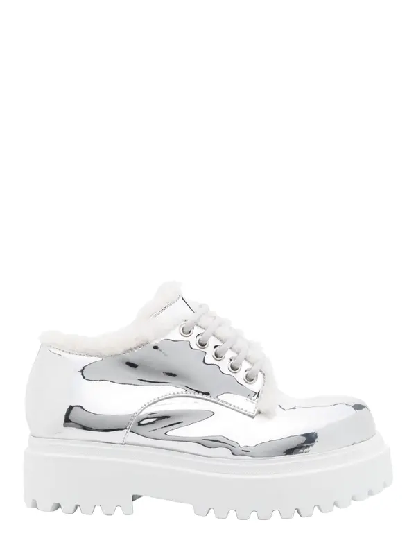 LE SILLA Ranger Lace-up Shoes - Silver