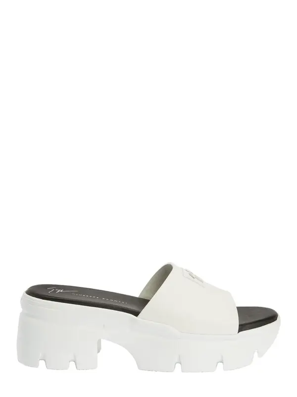 GIUSEPPE ZANOTTI Apocalypse Hot Platform Sandals - White