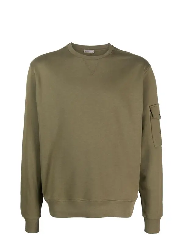 Herno Crew-neck Cotton Sweatshirt - Green
