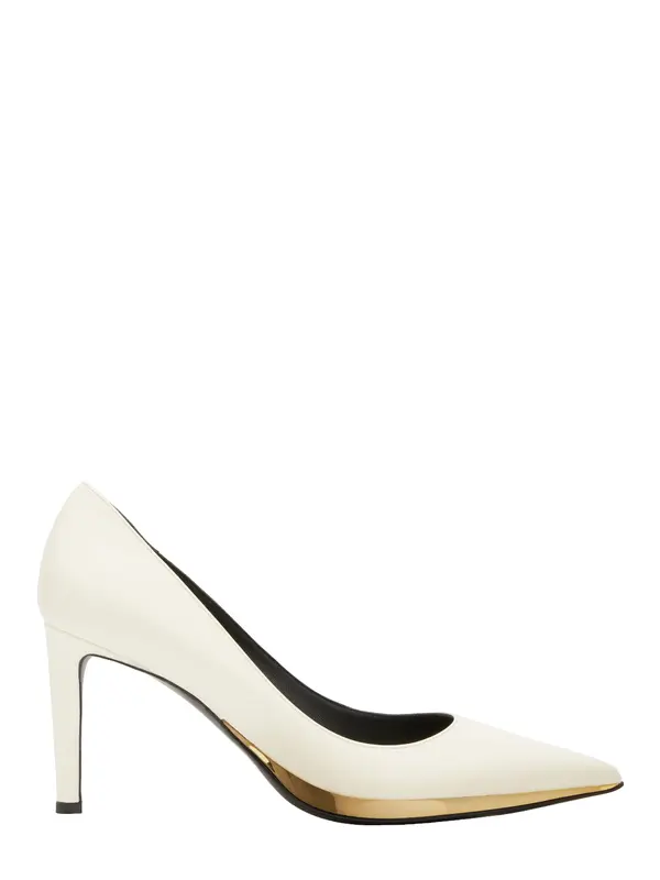 GIUSEPPE ZANOTTI 85mm Virgyn Pumps - White