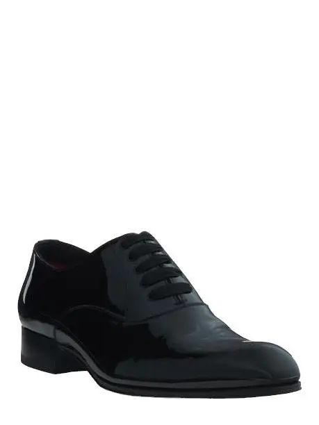 TOM FORD Patent Leather Oxford - Black