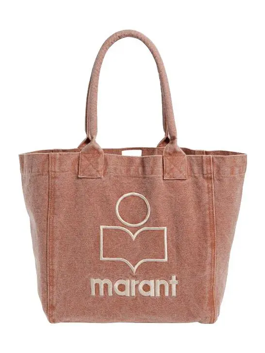 Isabel Marant Small Yenky Logo Tote - Light Rust