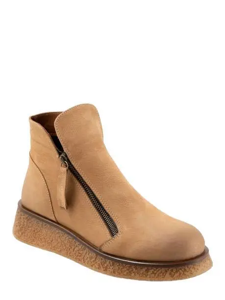 BUENO Phoenix Zip Bootie - Desert Nubuck