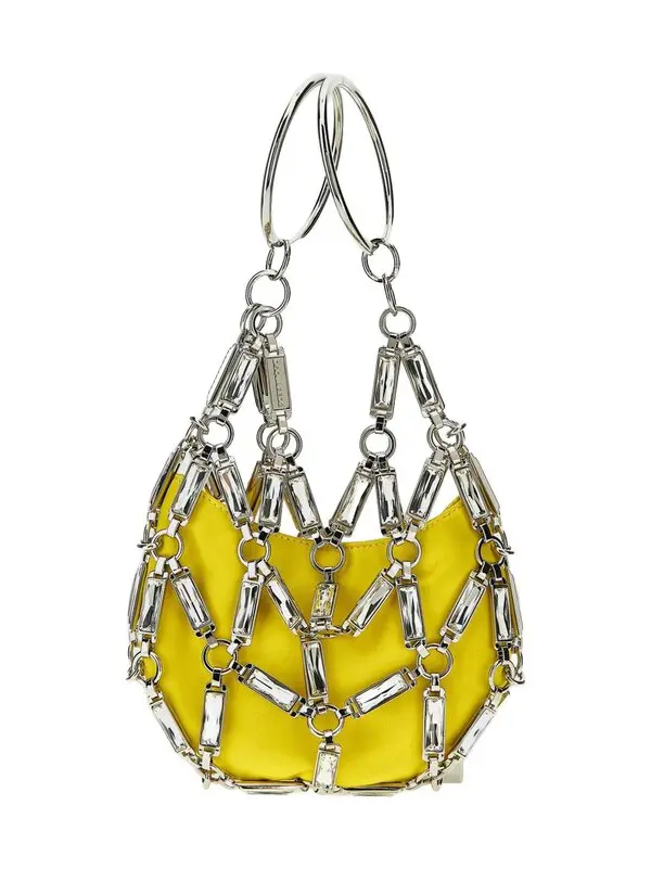 Dsquared2 Cage Bag With Crystal Embellishments - Yellow