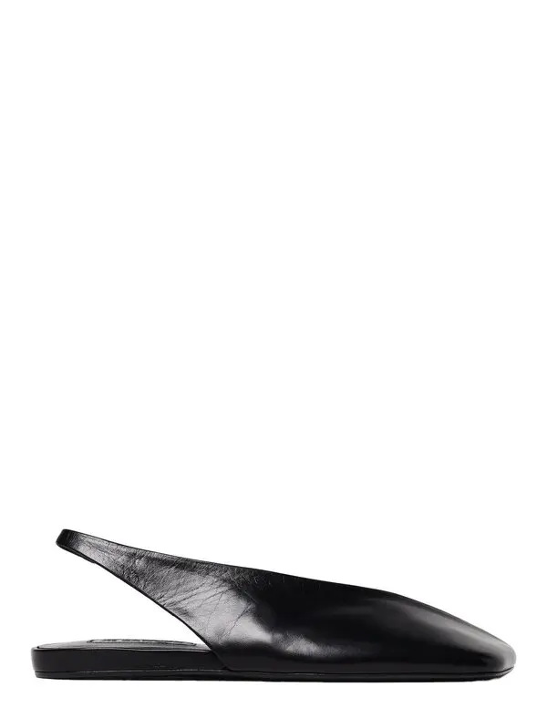JIL SANDER Ballerina Flat - Black