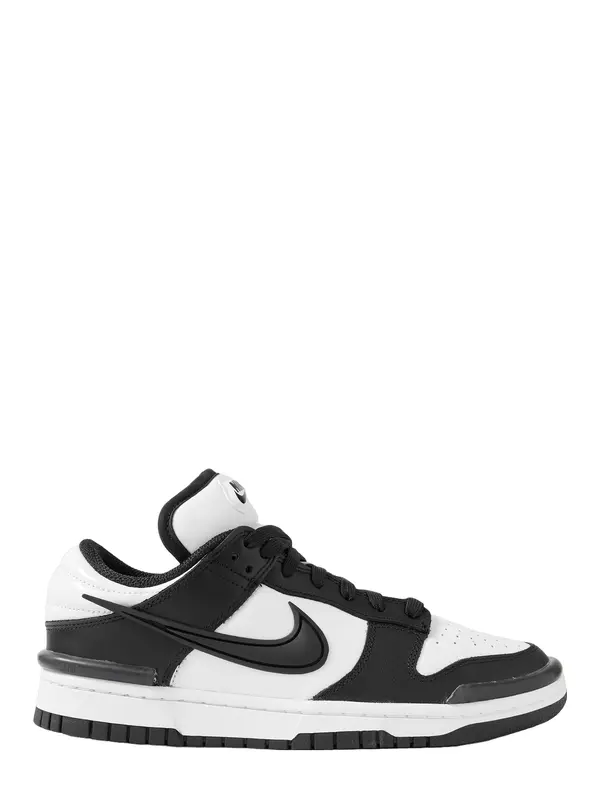 Nike Dunk Low Twist Leather Sneakers - Black