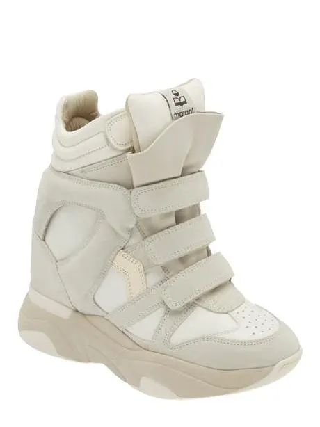 Isabel Marant Balskee High-top Sneakers - White
