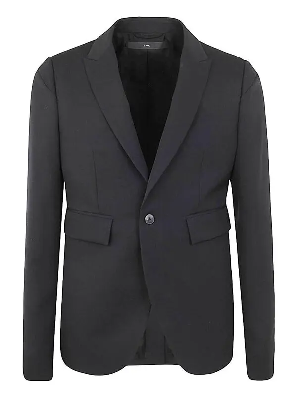SAPIO Single Breasted Blazer - Black