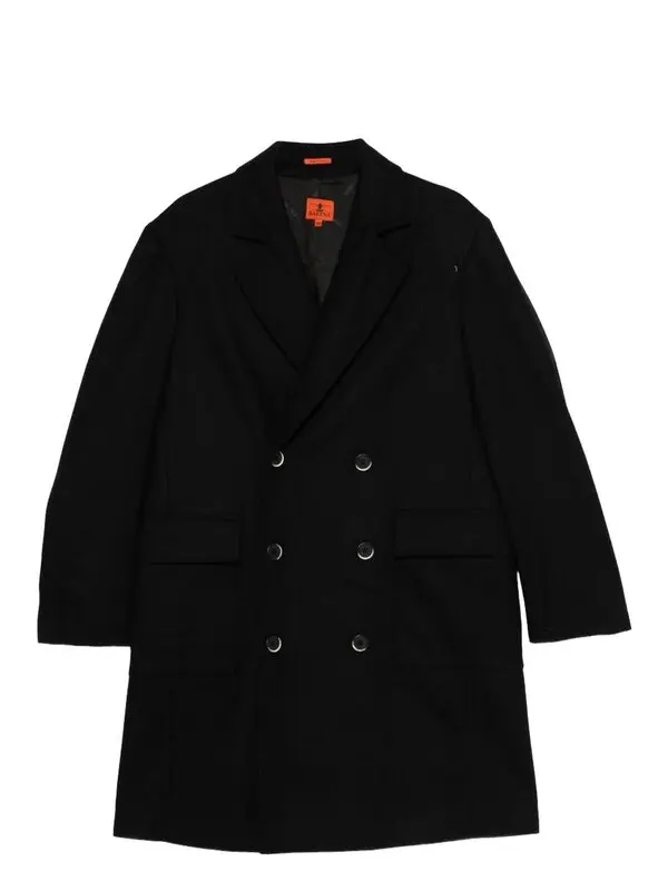 Barena Venezia Double-breasted Patch-pocket Coat - Black