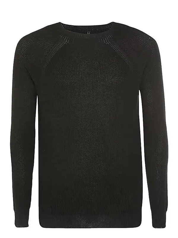 MD75 L/s Crew Neck Sweater - Black