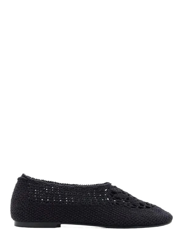 HVOYA Merezhyvni Woven Flats - Black