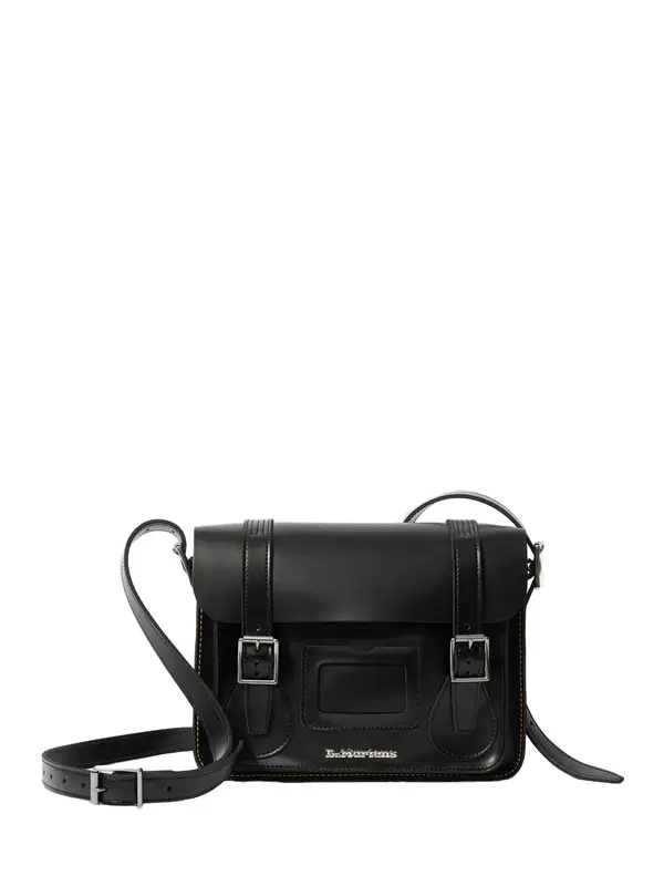 Dr. Martens 11-inch Leather Messenger Bag - Black