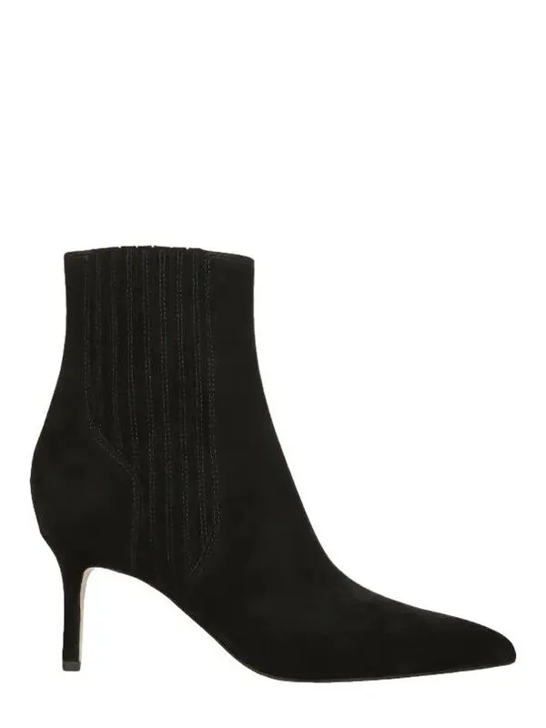 Veronica Beard Lisa Suede Ankle Boots - Black
