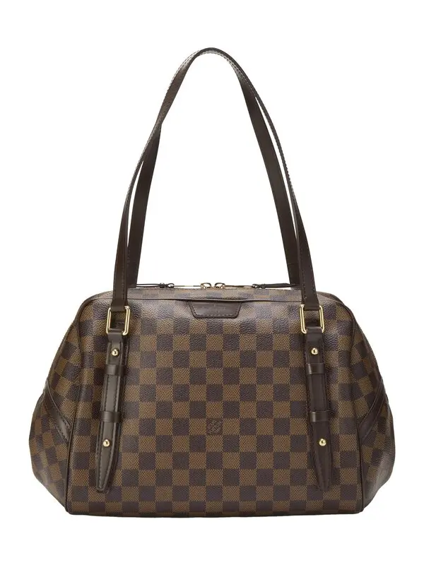 LOUIS VUITTON Damier Ebene Rivington - Brown