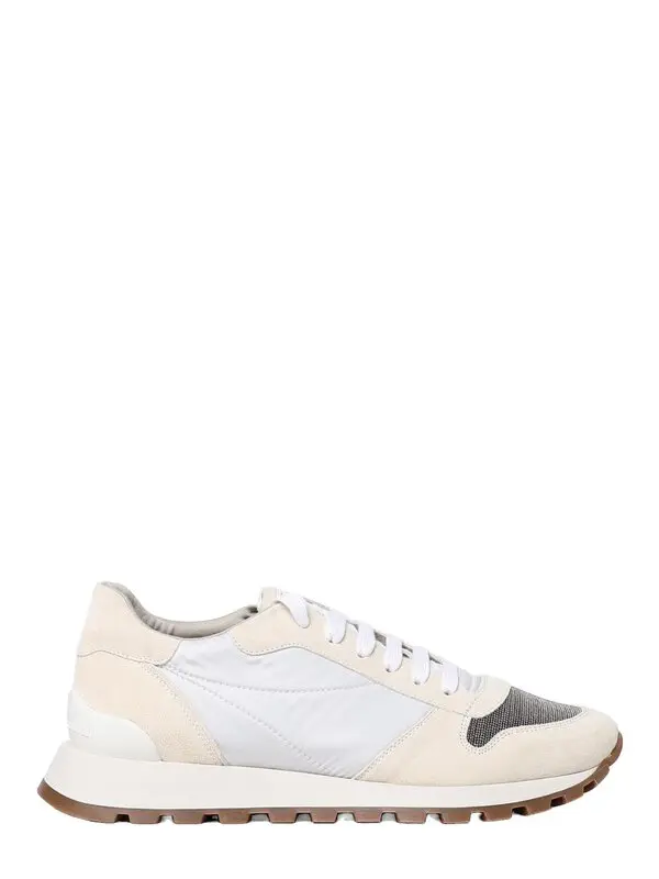 Brunello Cucinelli Lace-up Sneakers - White