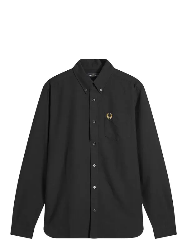 Fred Perry Oxford Shirt - Black